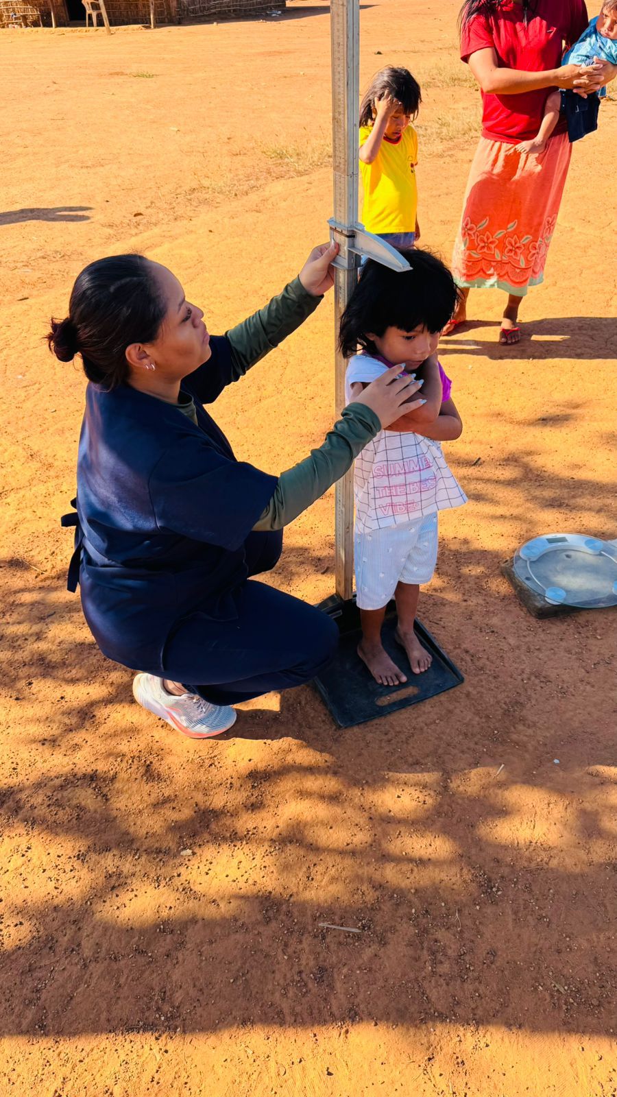 Ação de saúde realiza pesagem e acompanhamento nutricional em aldeias ...